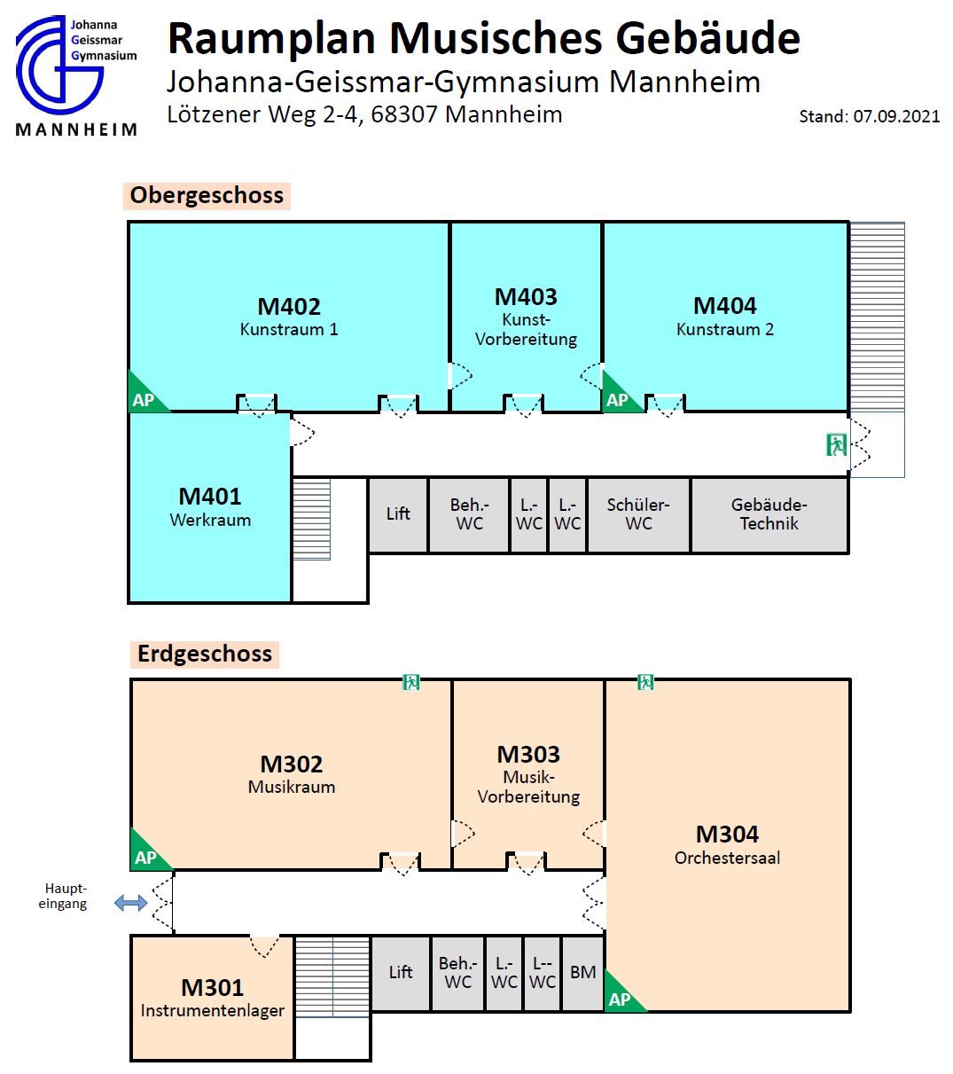 Raumplan – JGG Mannheim